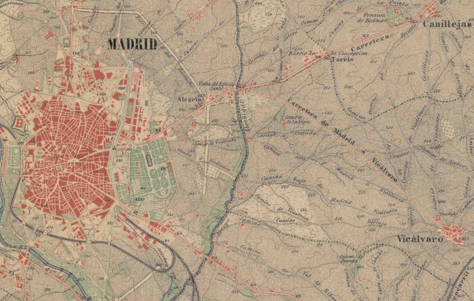 Así puedes ver en un antiguo mapa cómo era tu ciudad