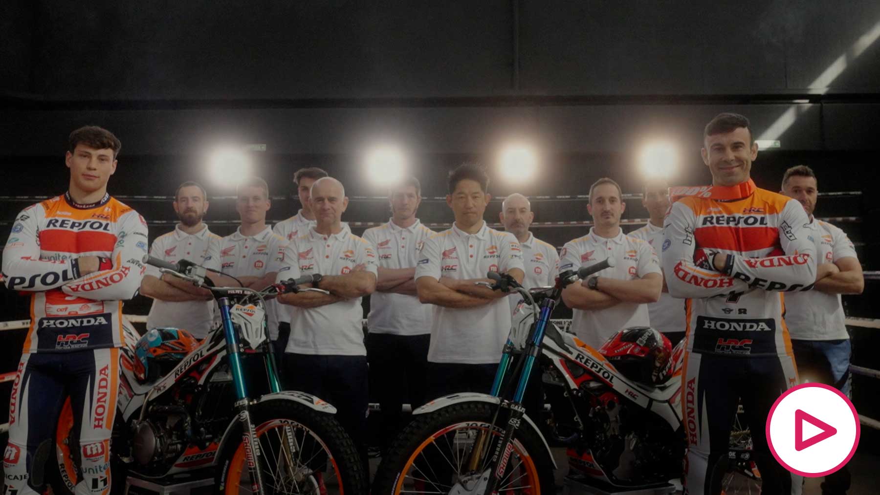 El equipo Repsol Honda ya está listo para la batalla