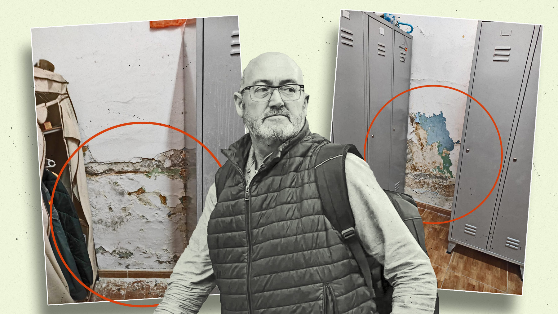 El cuartel que la trama del 'Tito Berni' impermeabilizó se cae a pedazos