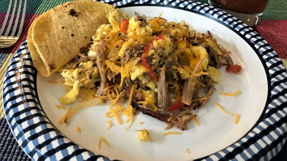 Machaca norteña, relleno mexicano para fajitas
