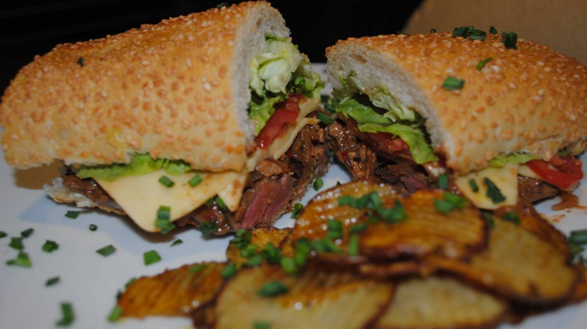 Philly Cheese Steak Sandwich, puro sabor americano