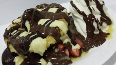 Waffles de Nutella