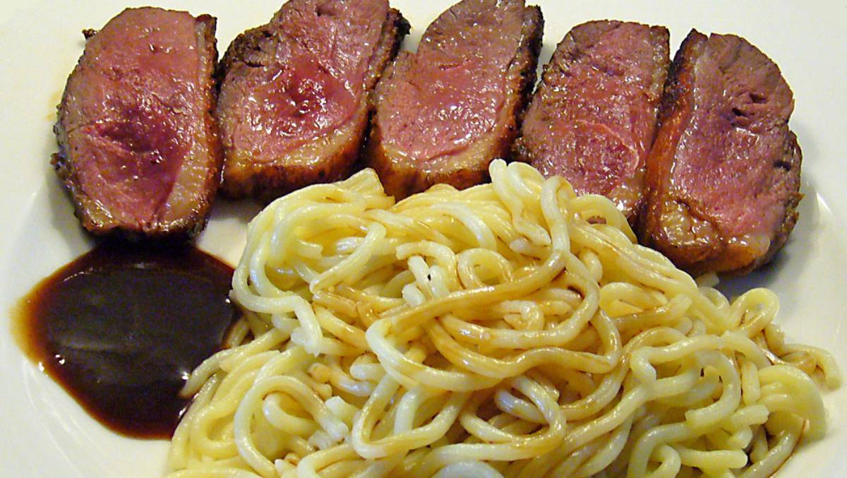 Receta de pato con salsa de soja