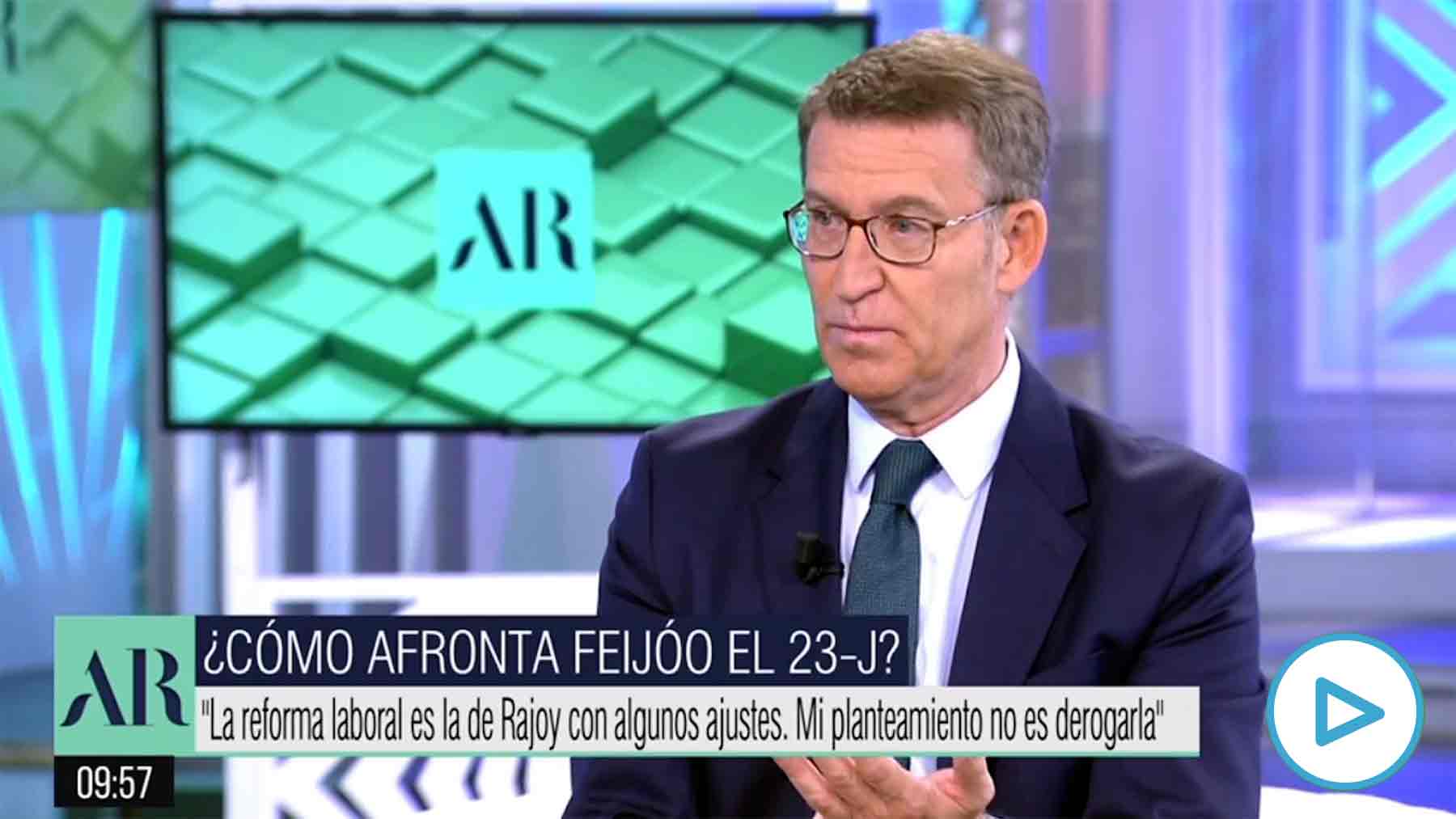 Feijóo: "El sanchismo consiste en fragmentar la sociedad, es una ...