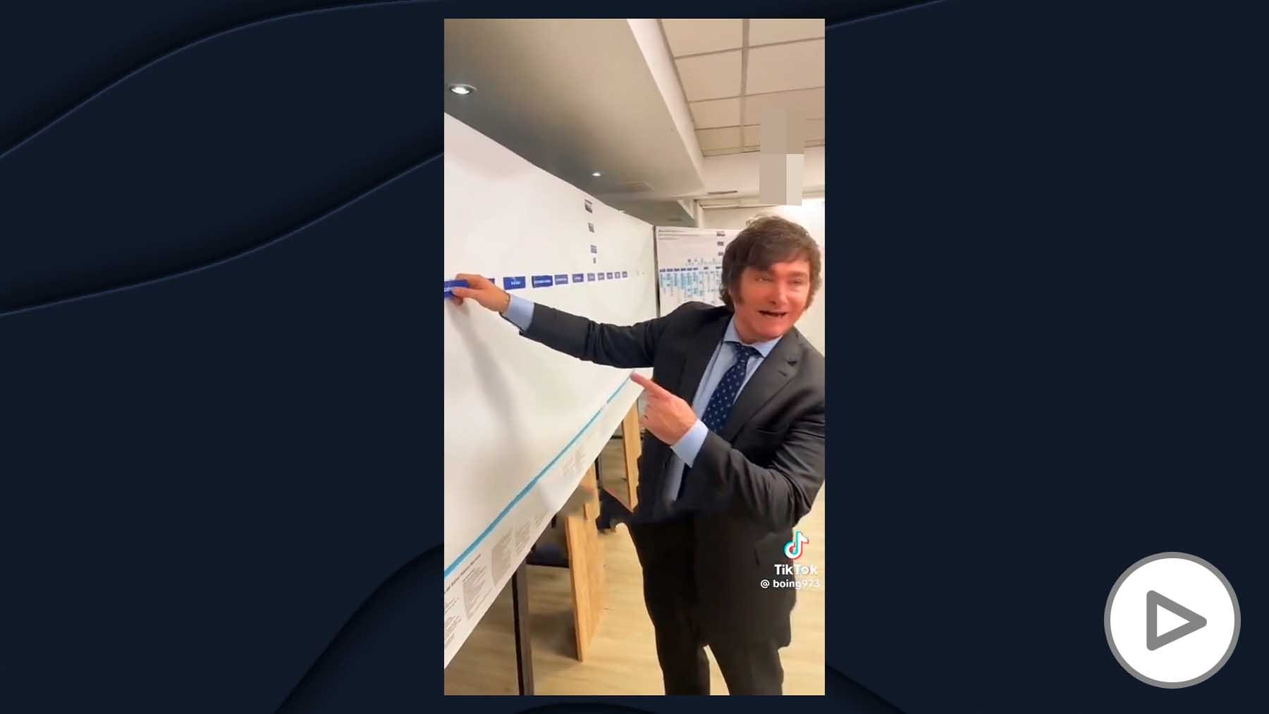 Javier Milei explica cómo acabará con los ministerios inútiles en Argentina