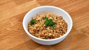 Receta de bulgur con guiso de ternera