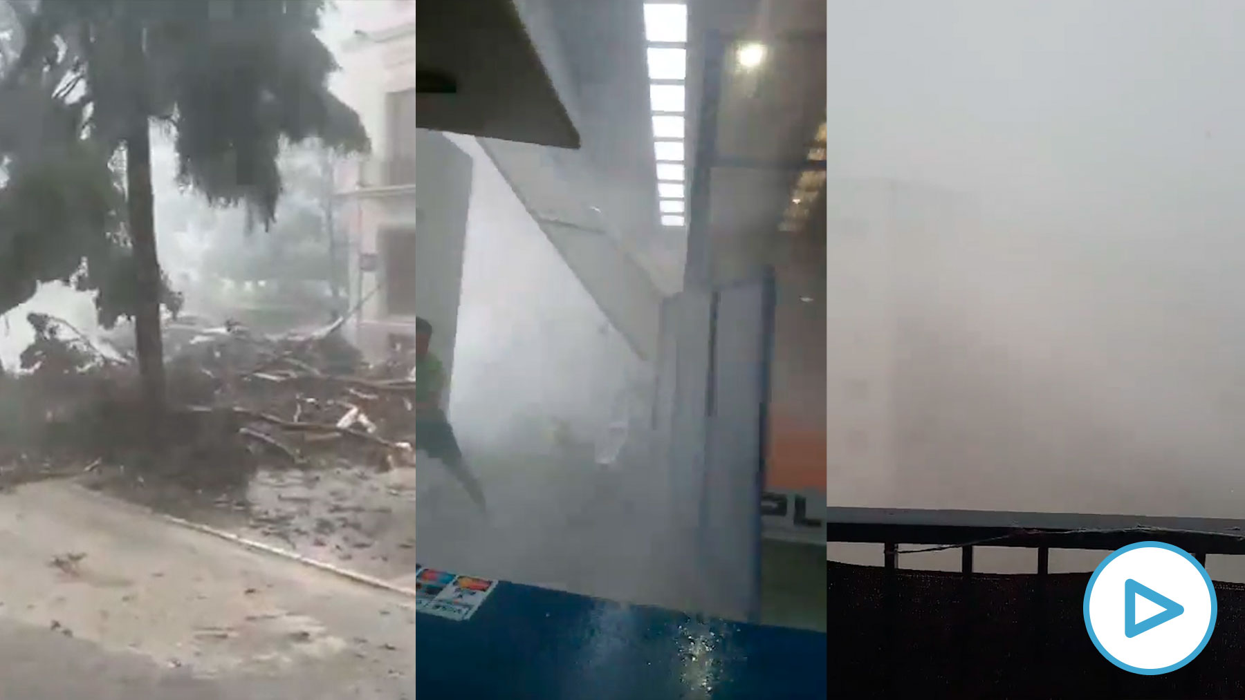 Las impactantes imágenes que ha dejado el reventón húmedo en Burriana