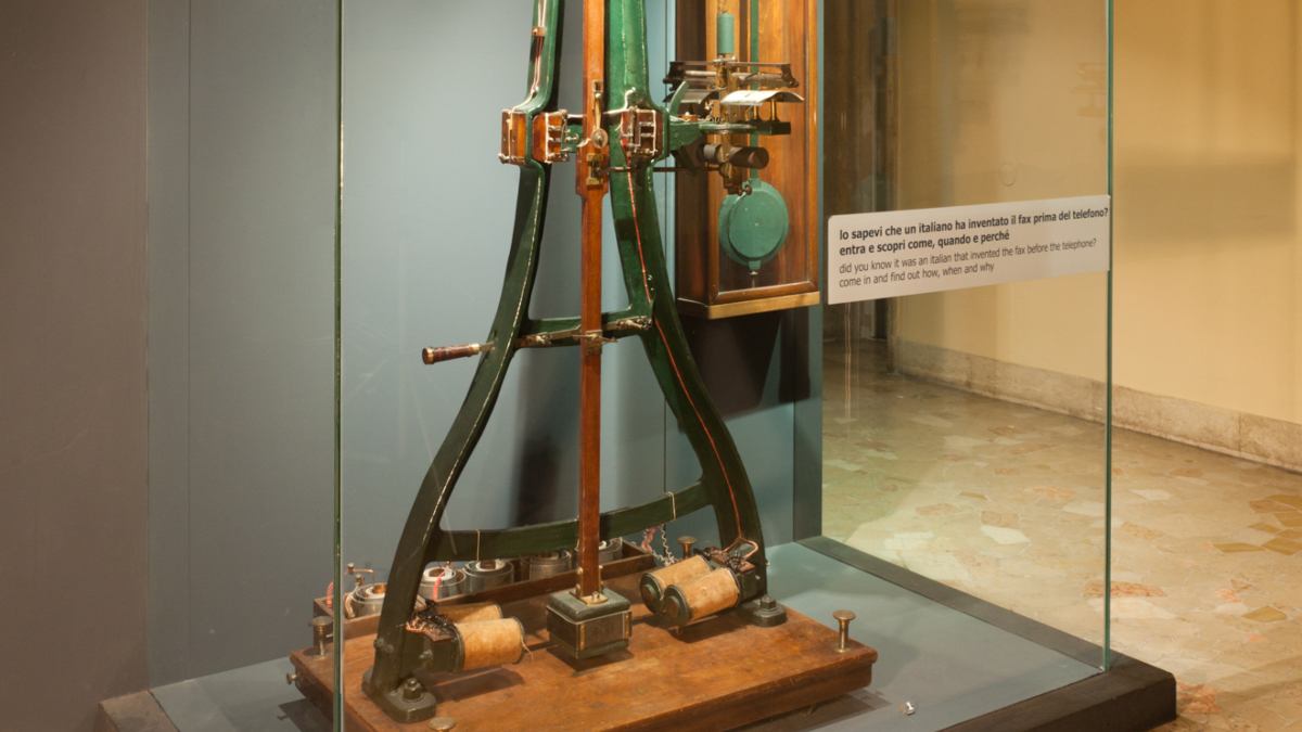 El pantelégrafo, ¿era un fax?