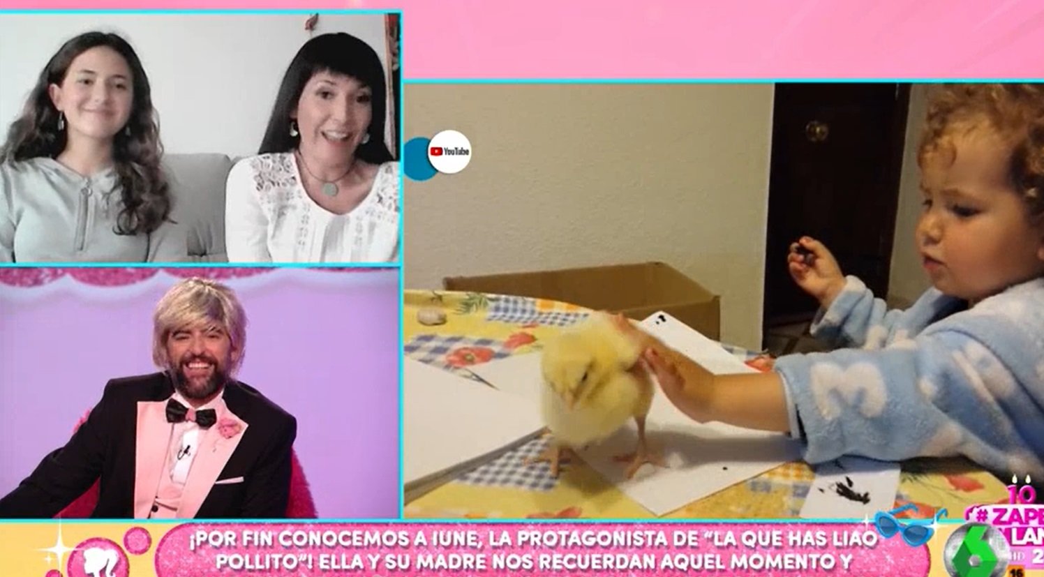 Así ha cambiado la niña del vídeo viral 'La que has 'liao' pollito'