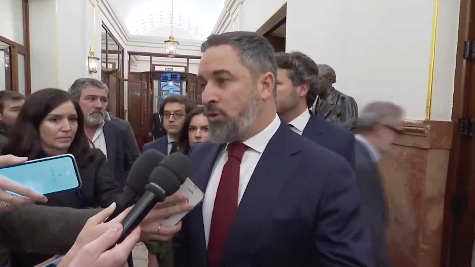 Abascal: "Animo al Gobierno a denunciarme ante los jueces porque la ...