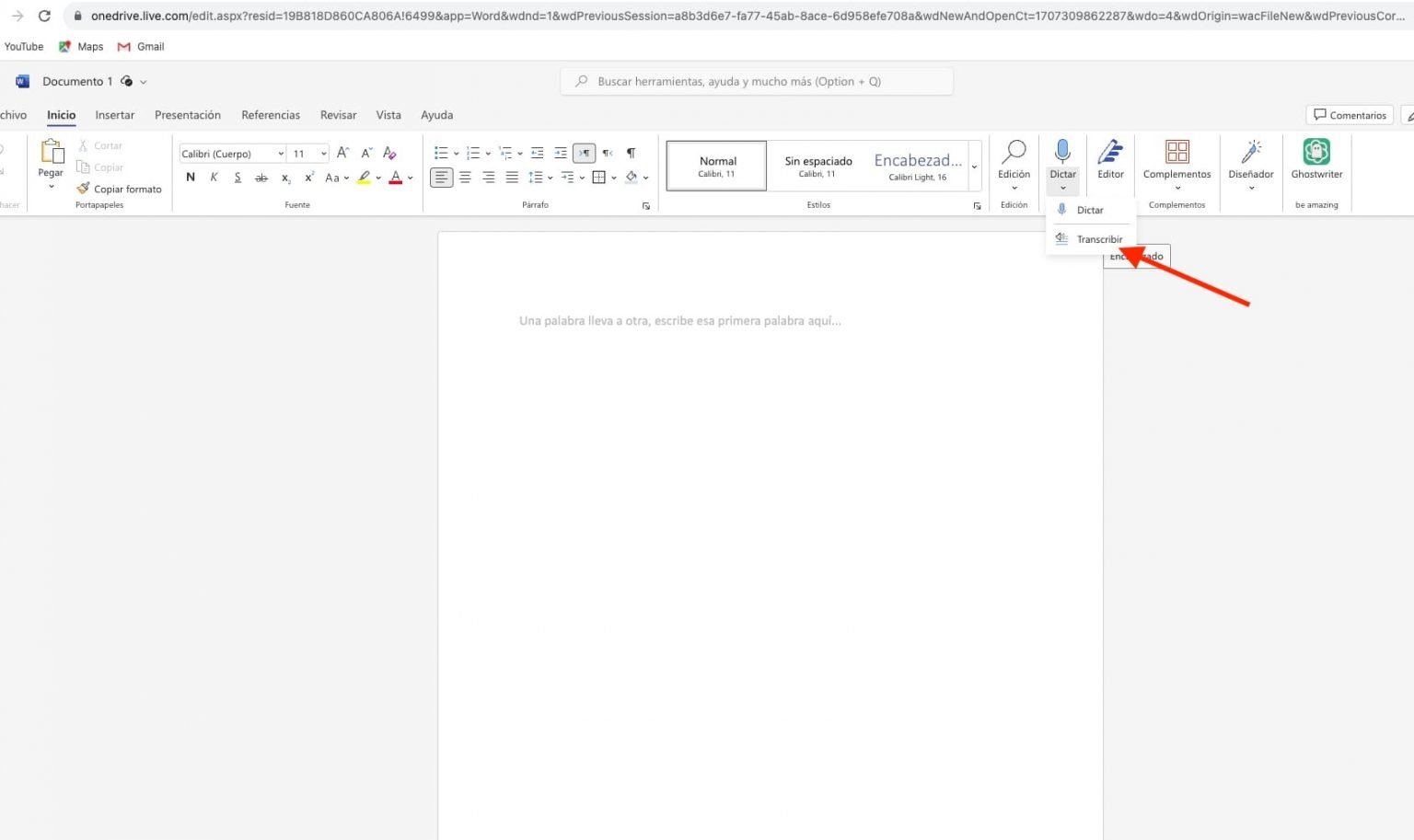 Cómo transcribir un audio a texto fácilmente con Word