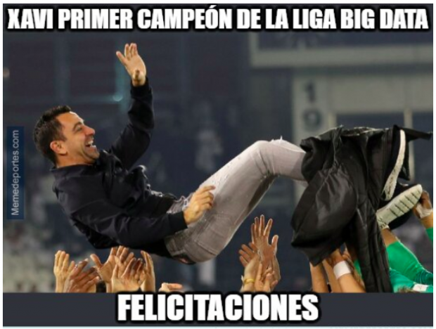 Xavi protagoniza los memes del partido de Champions entre el Nápoles y ...