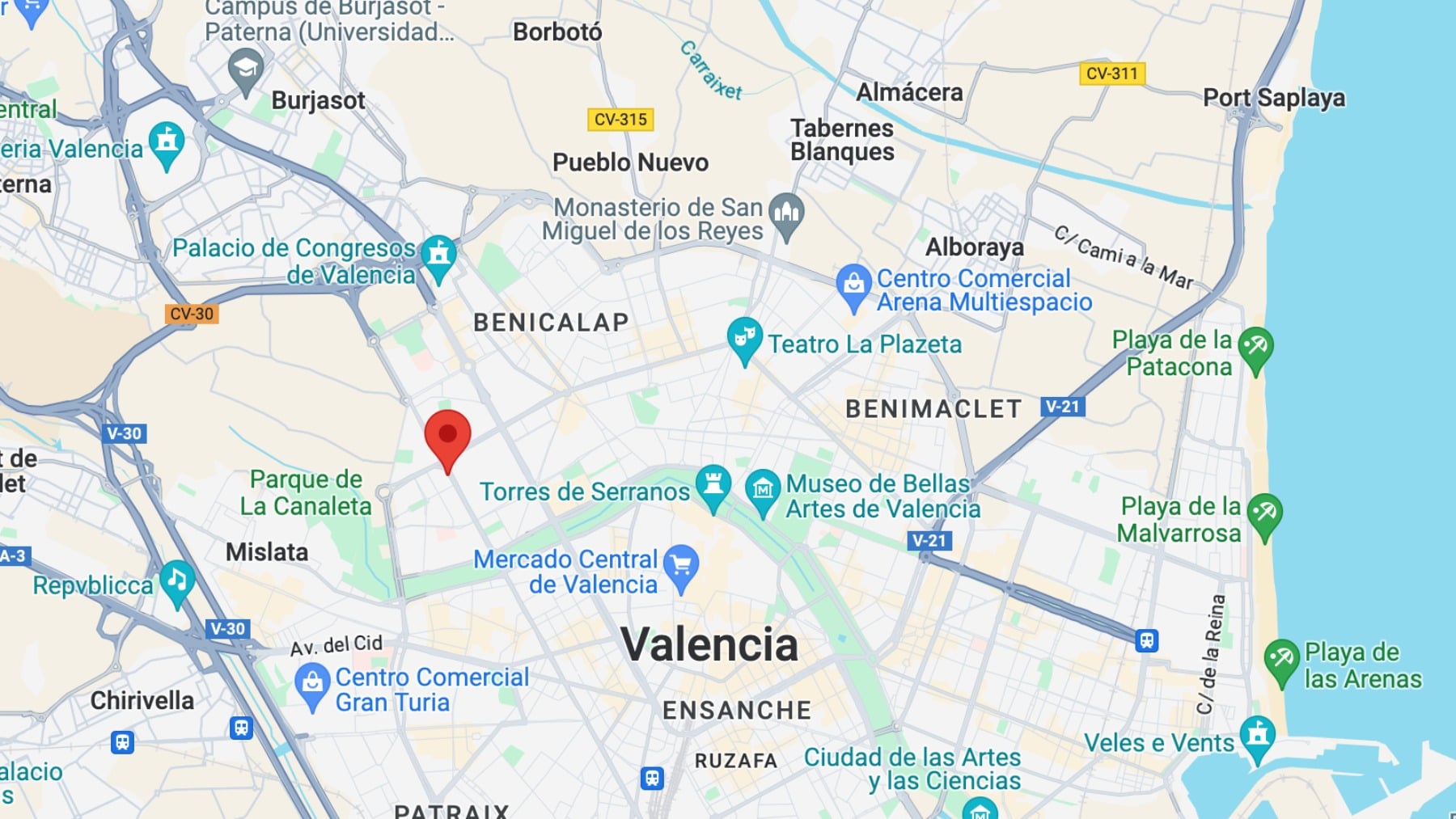 Así era el edificio calcinado en el incendio de Campanar en Valencia