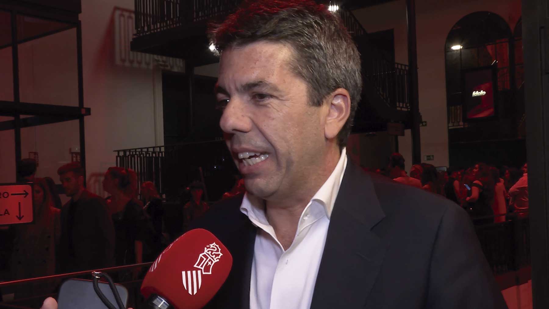 Mazón sitúa a la Comunidad Valenciana como sede de los 'Premios Ídolo ...