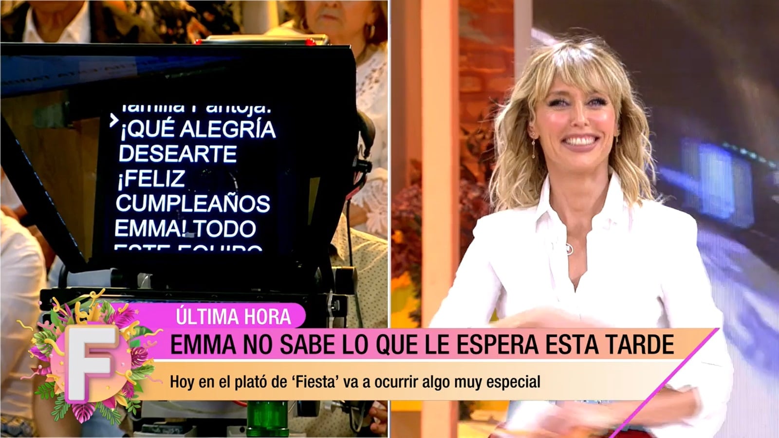 Emma García, impactada ante lo sucedido en Fiesta: "Me he quedado ...