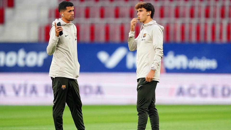 El Barcelona anuncia la salida de Joao Félix y Cancelo y luego lo borra