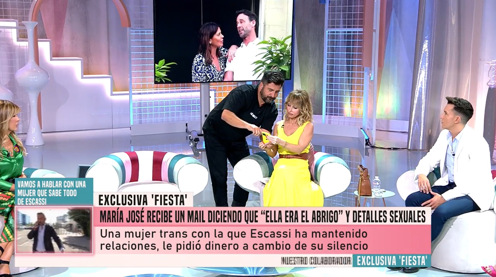 Emma García paraliza 'Fiesta' para dar la última hora de Isabel Pantoja ...