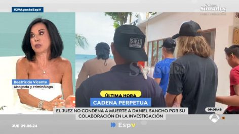 La abogada Beatriz de Vicente señala a la defensa de Daniel Sancho: "El abogado estaba a por uvas"