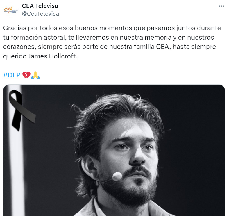 James Hollcroft: hallan el cuerpo sin vida del actor de 26 años tras ...