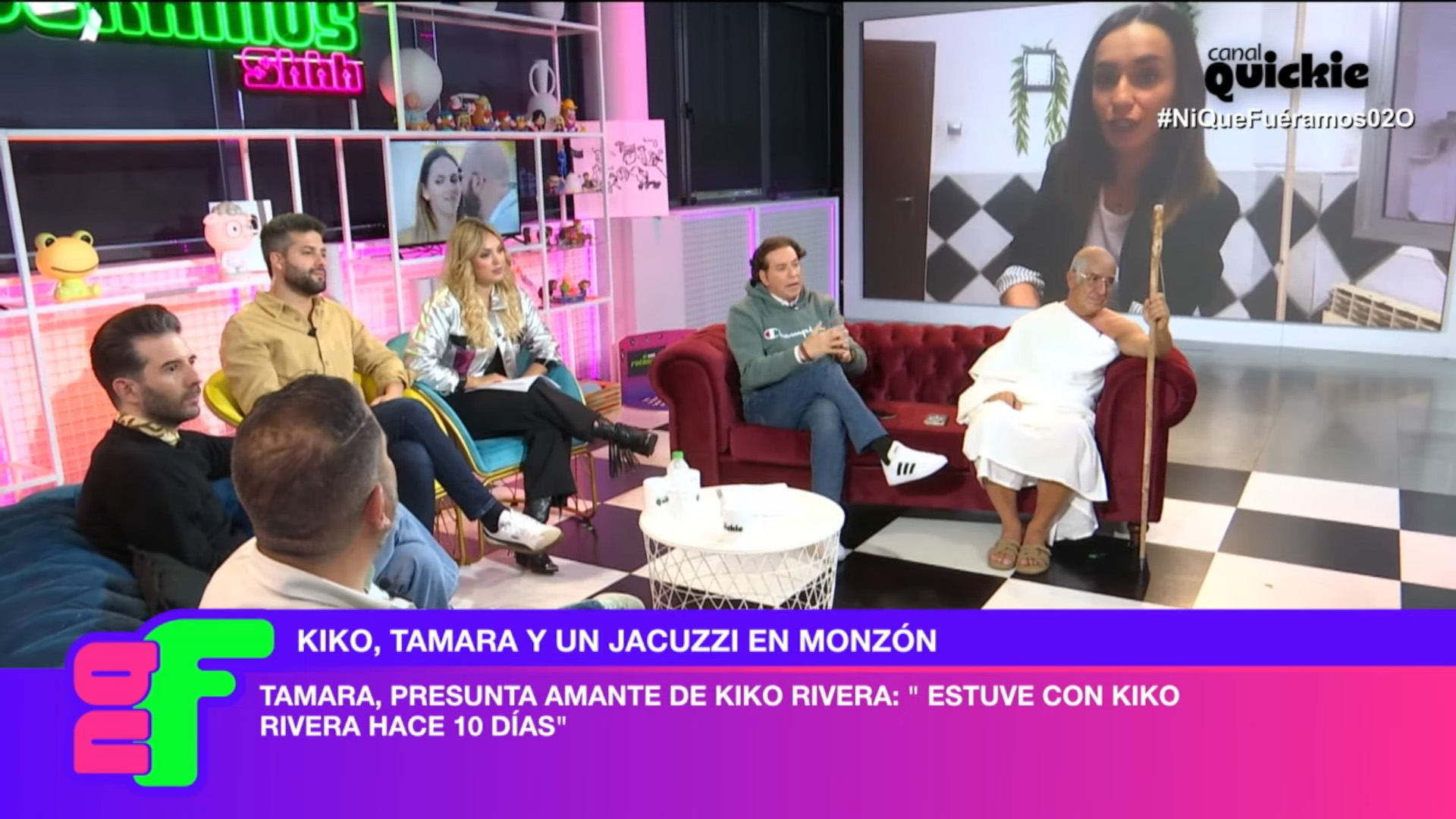 La presunta amante de Kiko Rivera desvela en 'Ni que fuéramos' detalles íntimos del encuentro sexual