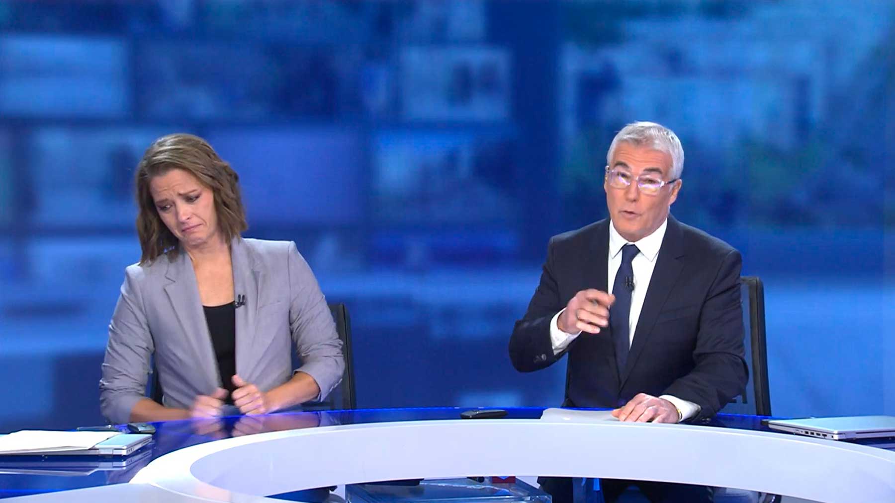 María Casado, entre lágrimas en directo en Informativos Telecinco por ...