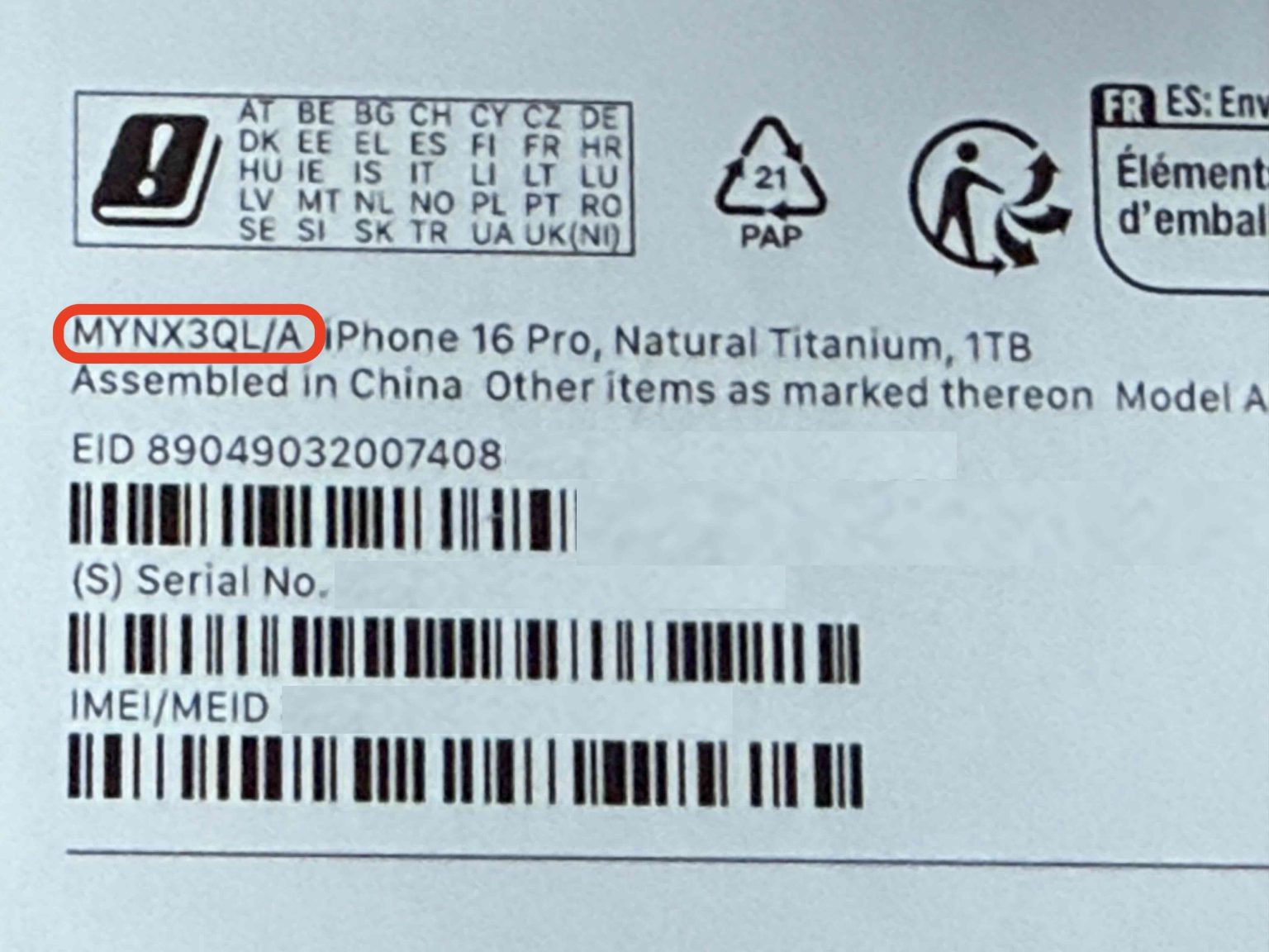 Cómo entender los códigos de modelo de los dispositivos Apple