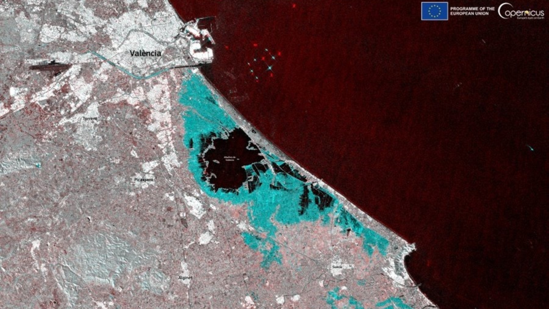 Impactantes imágenes satelitales de la DANA: la NASA capta el desastre ...