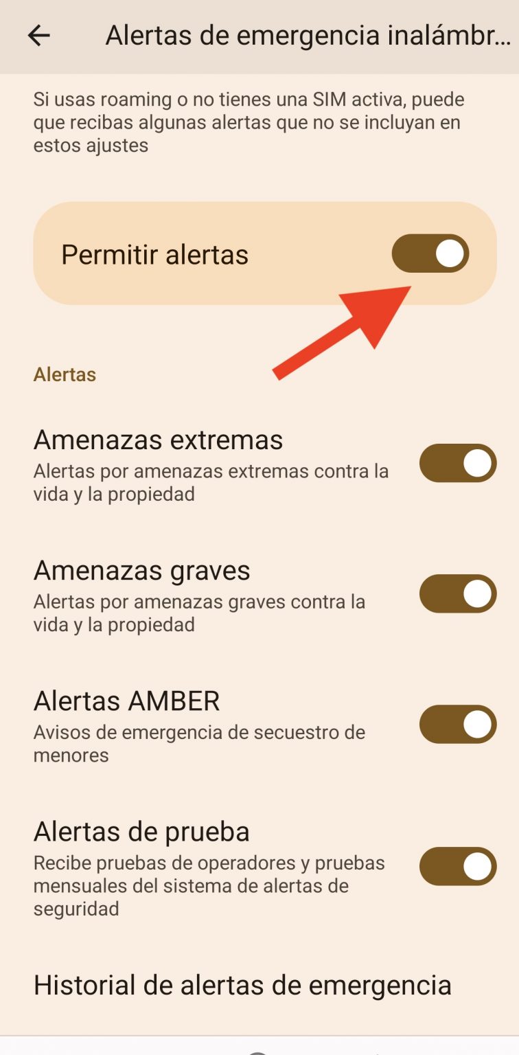 Cómo activar las alertas por emergencias en móviles iPhone y Android