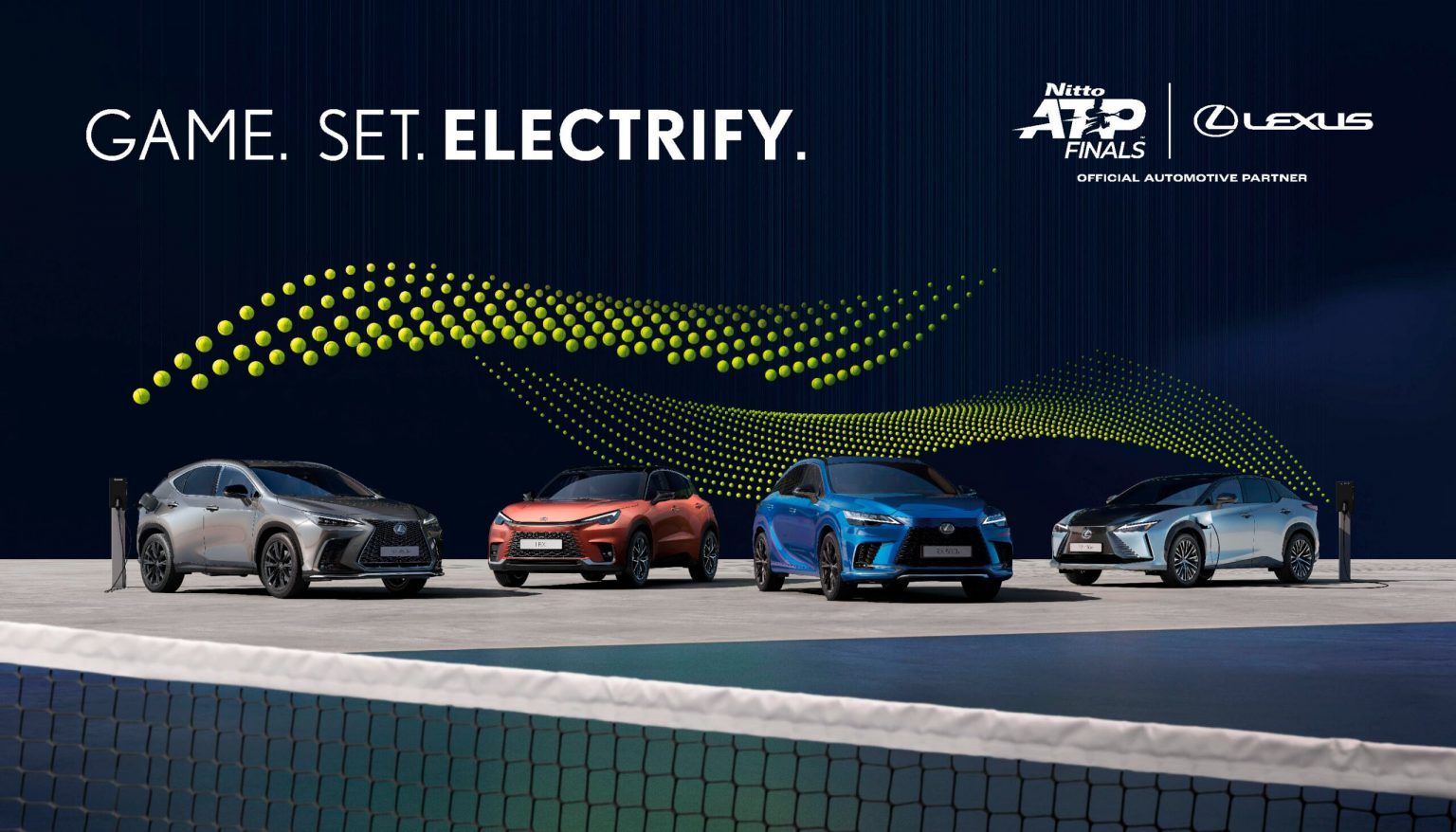 Lexus refuerza su compromiso con el tenis con las ATP Finals de Turín