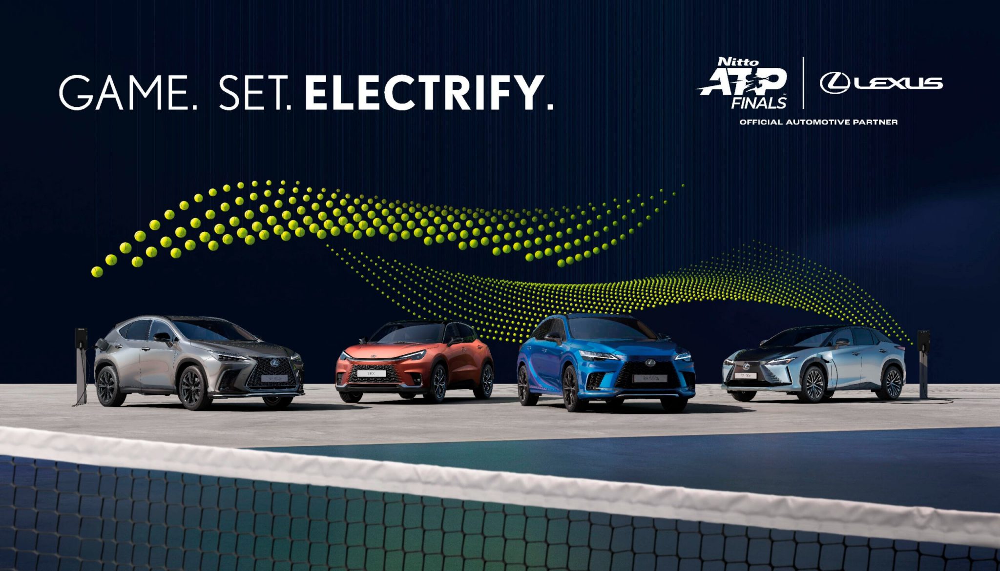 Lexus refuerza su compromiso con el tenis con las ATP Finals de Turín