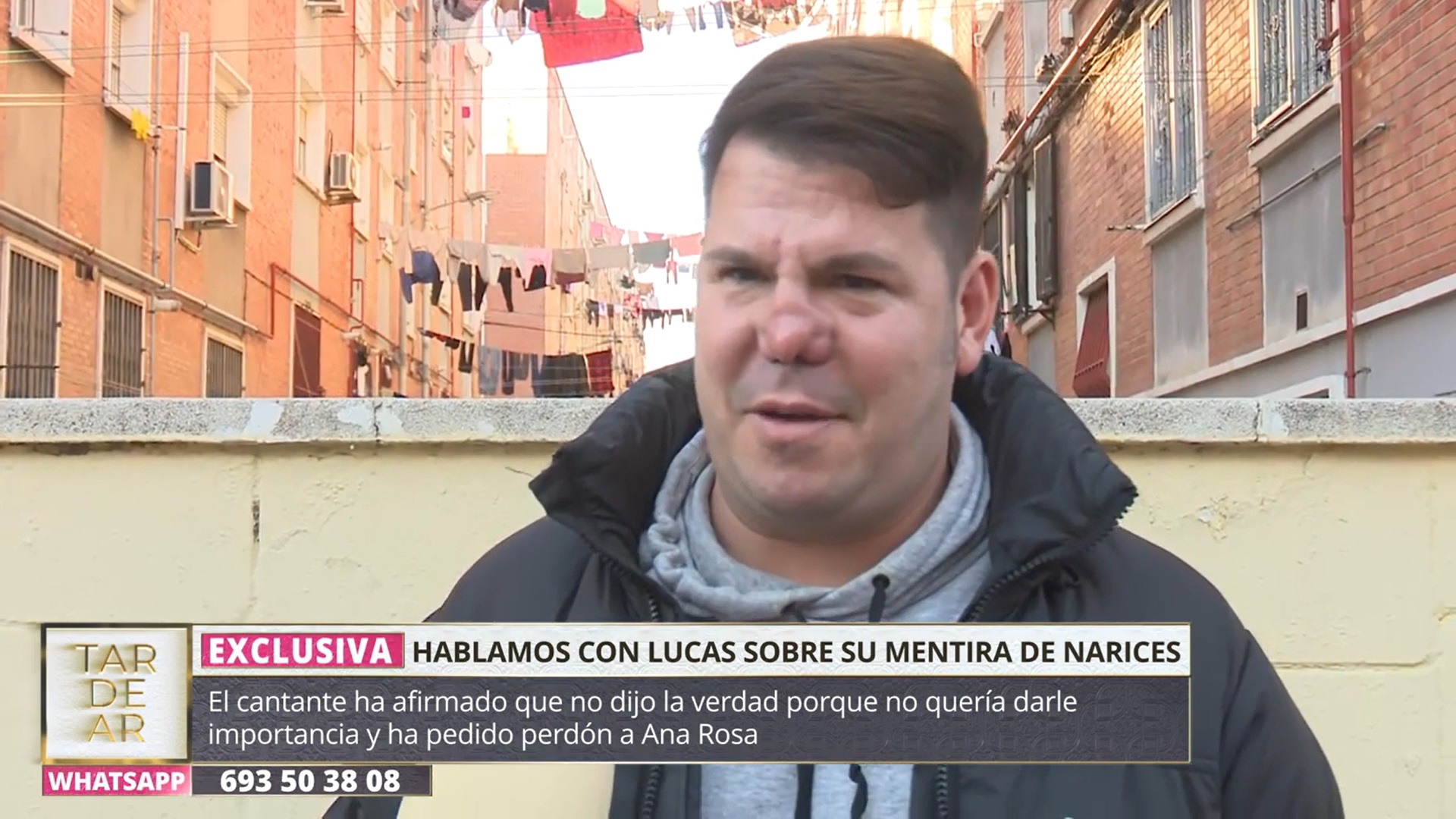 Lucas, de Andy y Lucas, pide perdón a Ana Rosa por mentir sobre su nariz