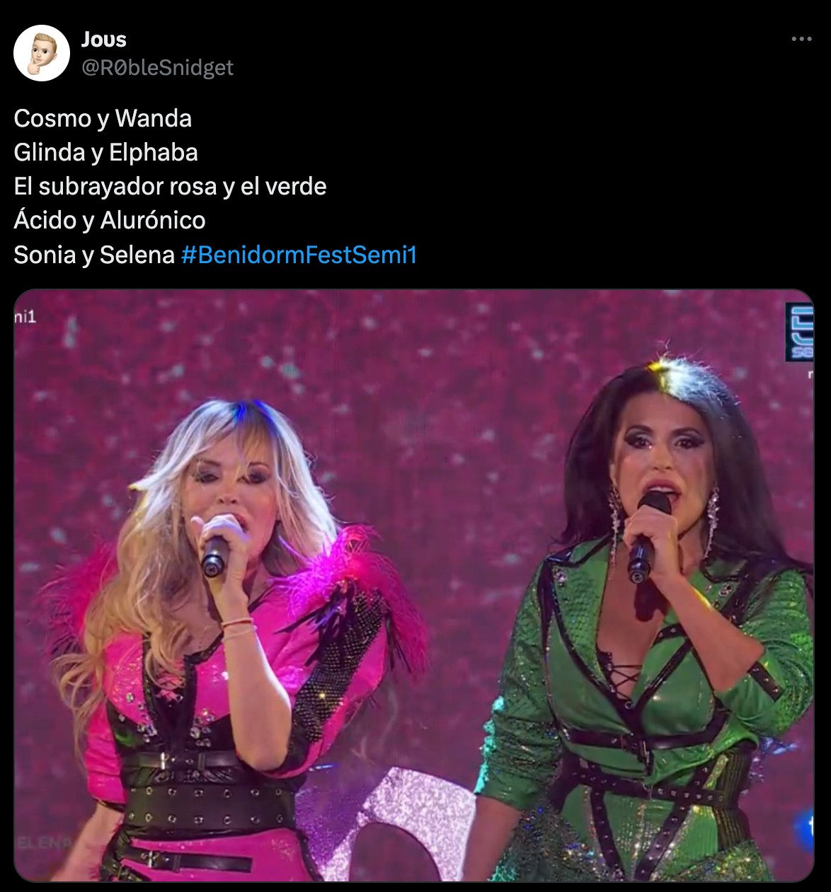 Los mejores memes de la primera semifinal del Benidorm Fest 2025