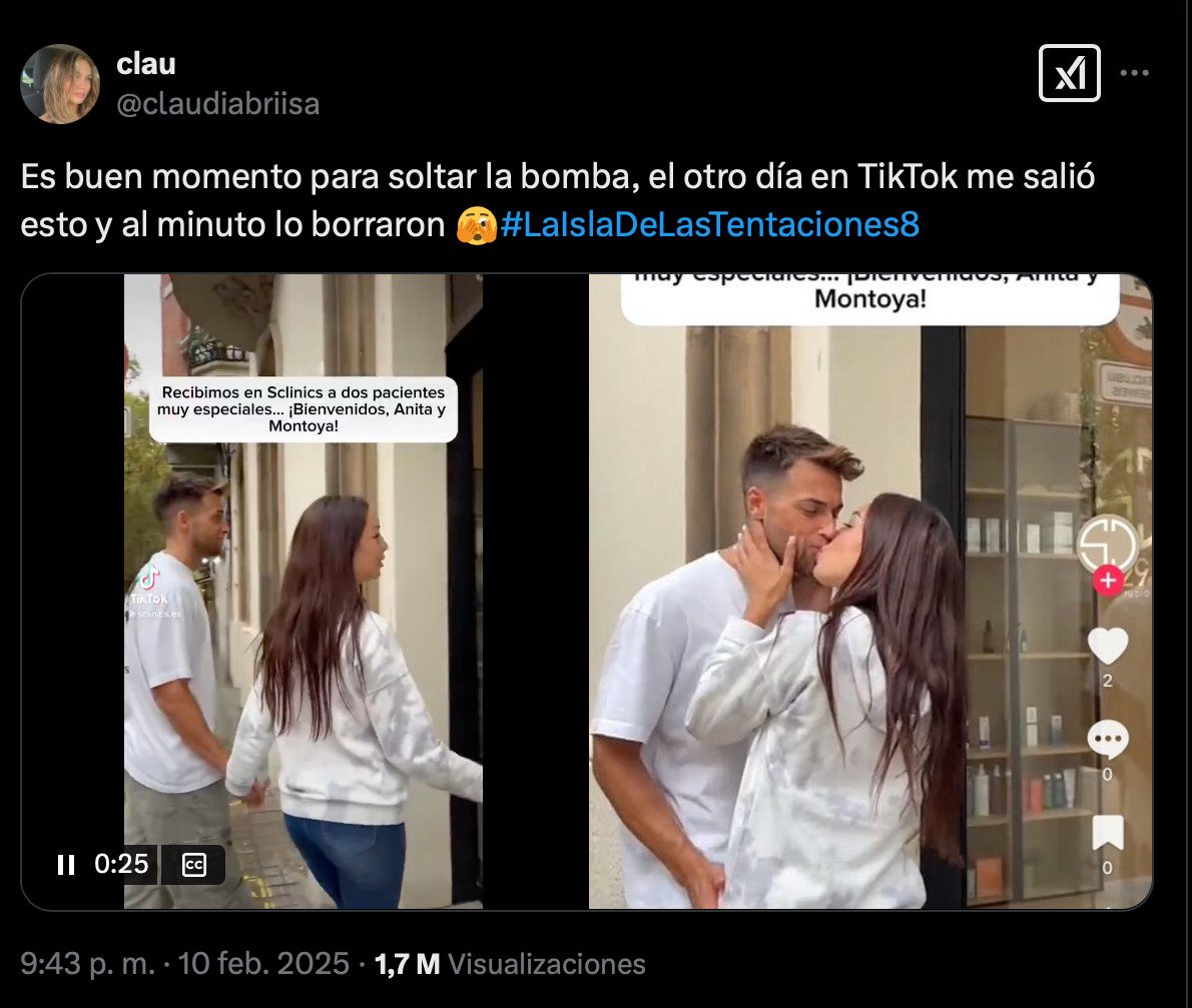 Montoya y Anita: ¿siguen juntos tras 'La isla de las tentaciones 8'?