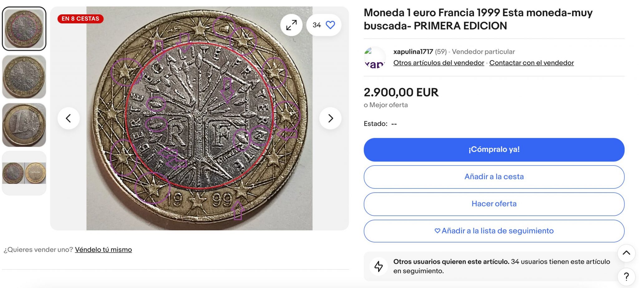 La moneda que puedes tener en tu bolsillo y es un tesoro: vale 700 ...