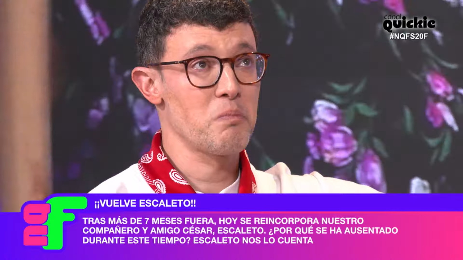 Escaleto regresa a 'Ni que fuéramos' y confiesa por qué desapareció