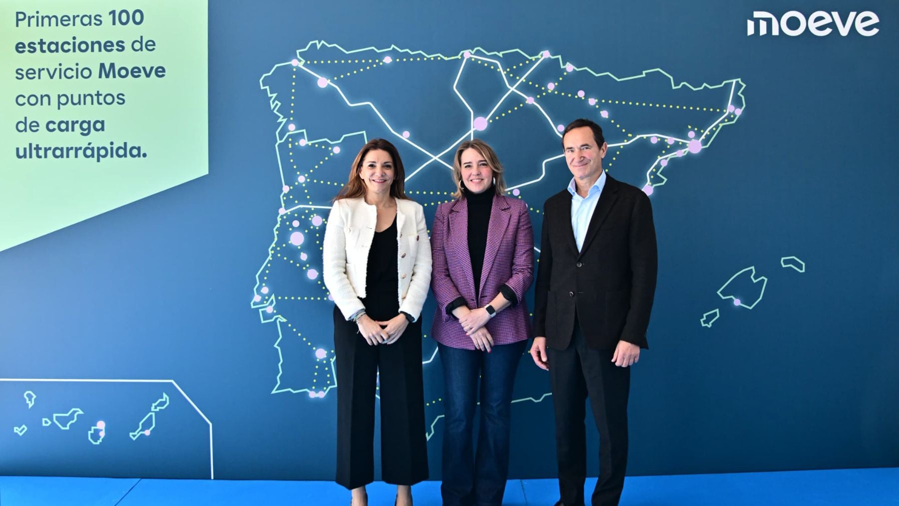 Moeve llega a las 100 estaciones de servicio con carga ultrarrápida