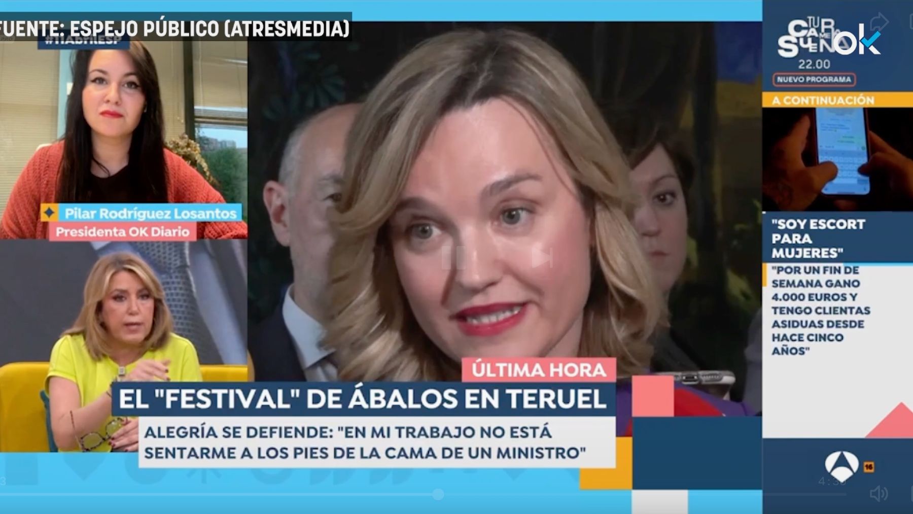 Pilar R. Losantos recuerda a Susana Díaz que fueron los "empleados del ...