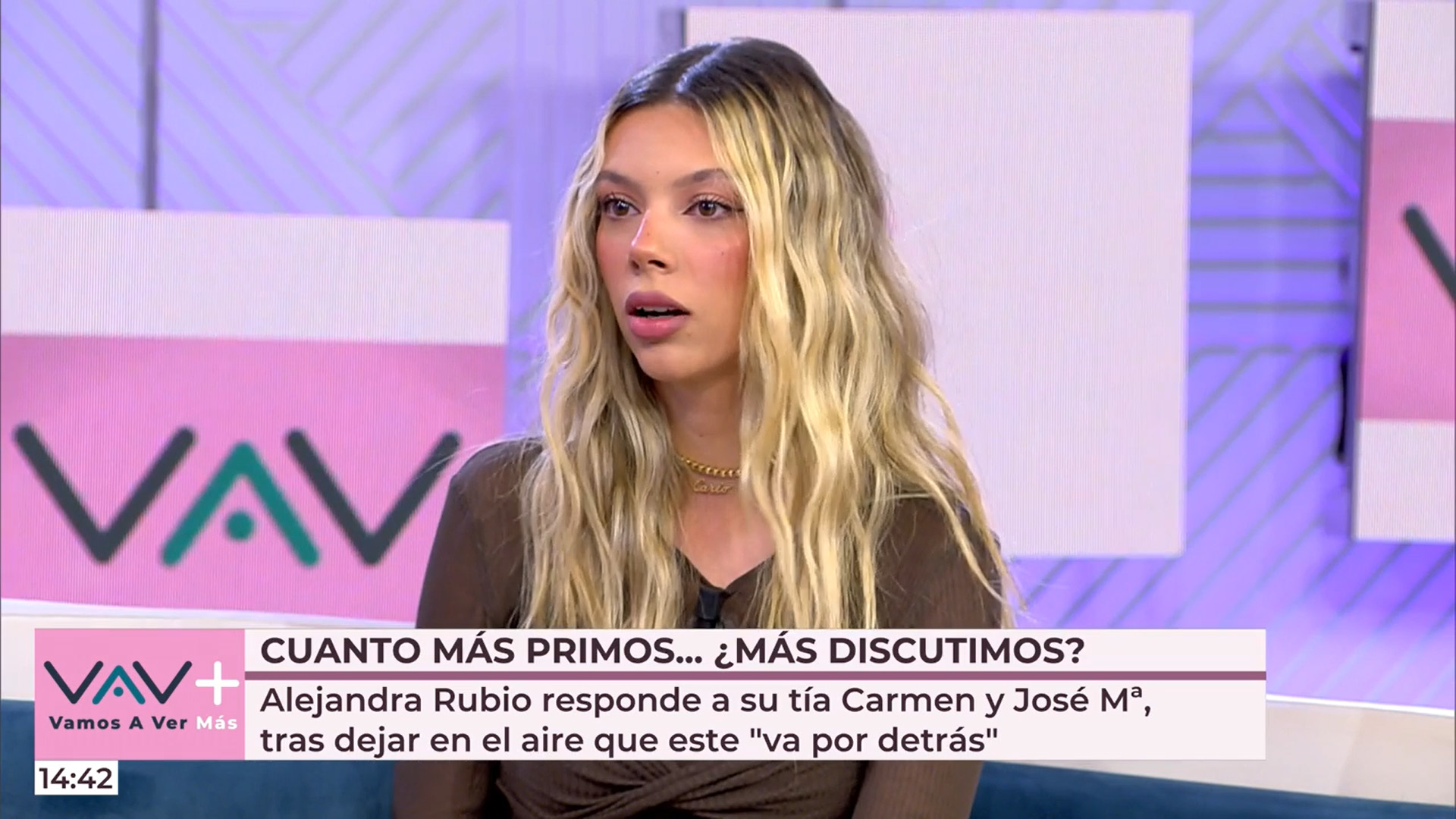 Alejandra Rubio, tajante con sus compañeros de 'Vamos a ver'