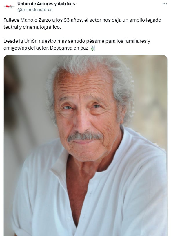 Muere Manolo Zarzo, actor de 'Servir y proteger' y 'Compañeros', a los ...