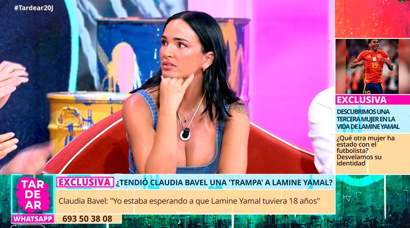 Claudia Bavel hace públicos los mensajes que recibió de Lamine Yamal