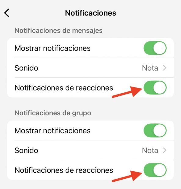 Cómo desactivar definitivamente las notificaciones de las reacciones en ...