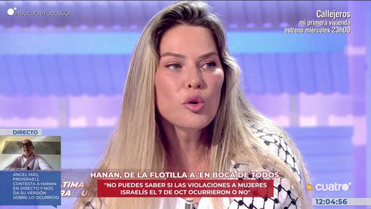 Nacho Abad acorrala a 'Barbie Gaza' en directo: "¿Por qué te parezco ...