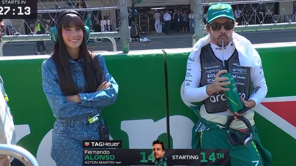 Aitana, invitada de Fernando Alonso al GP de México 2025 de Fórmula 1