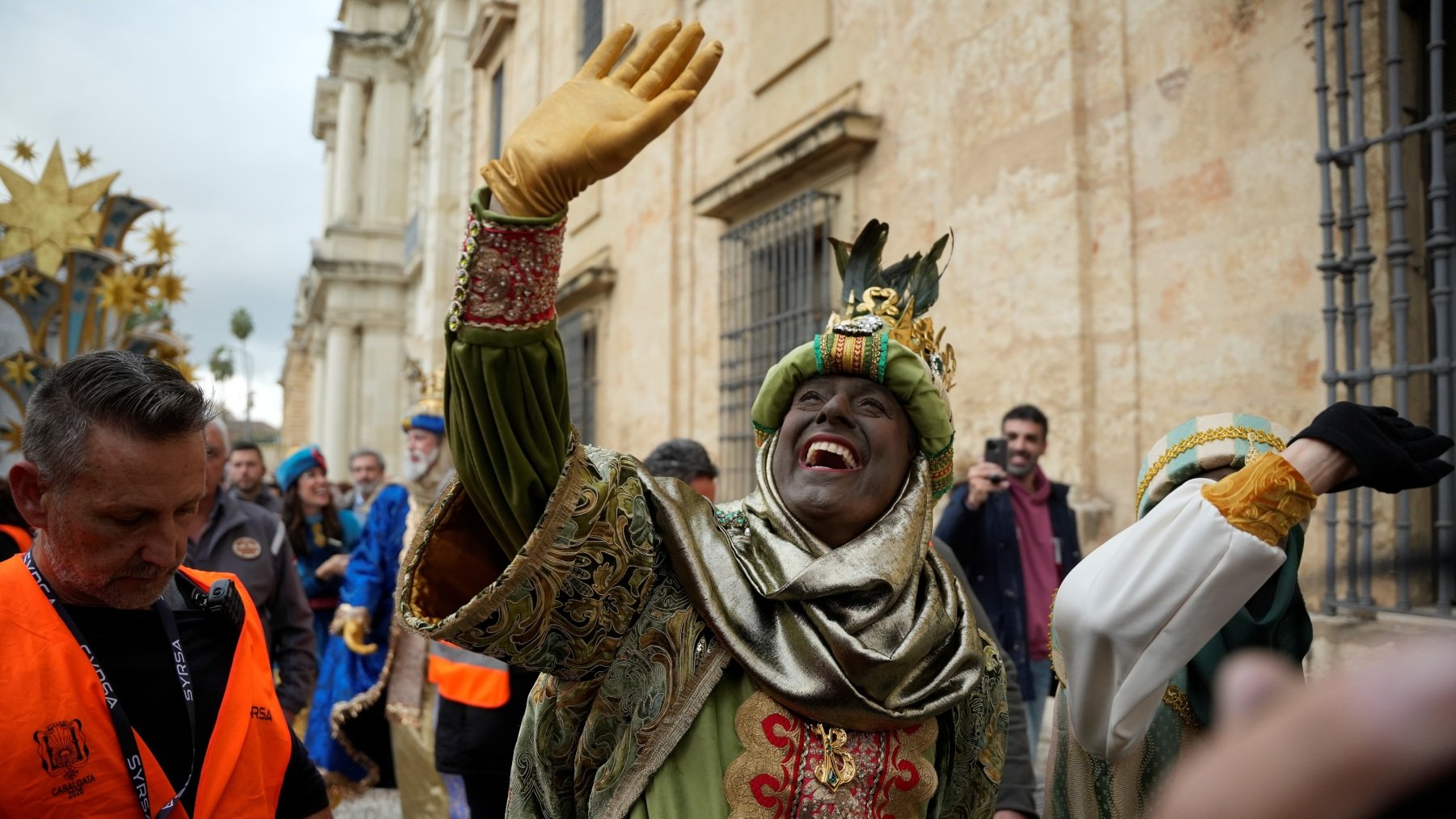 Moreno cumple su sueño de ser el rey Baltasar en la cabalgata de ...