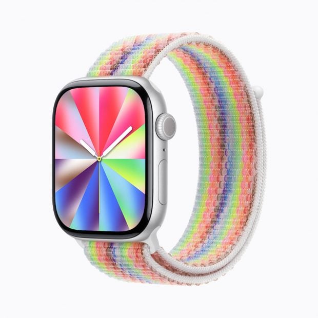Apple lanza la correa Loop deportiva Edición Orgullo con esfera y ...