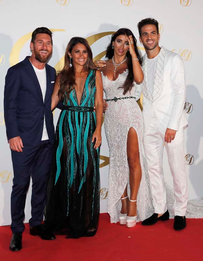 EN IMÁGENES | Cesc Fàbregas y Daniella Semaan celebran su post boda por ...