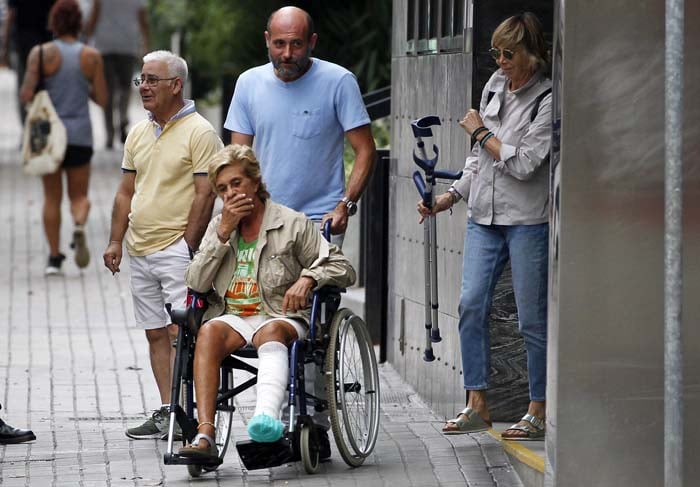 Chelo García Cortés: Las imágenes de unos de sus peores momentos