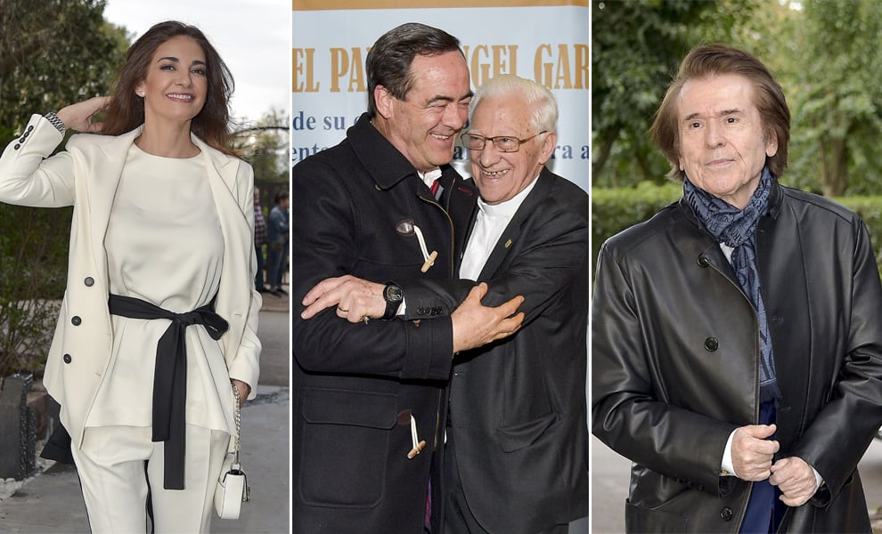 El padre Ángel celebra su cumpleaños rodeado de famosos