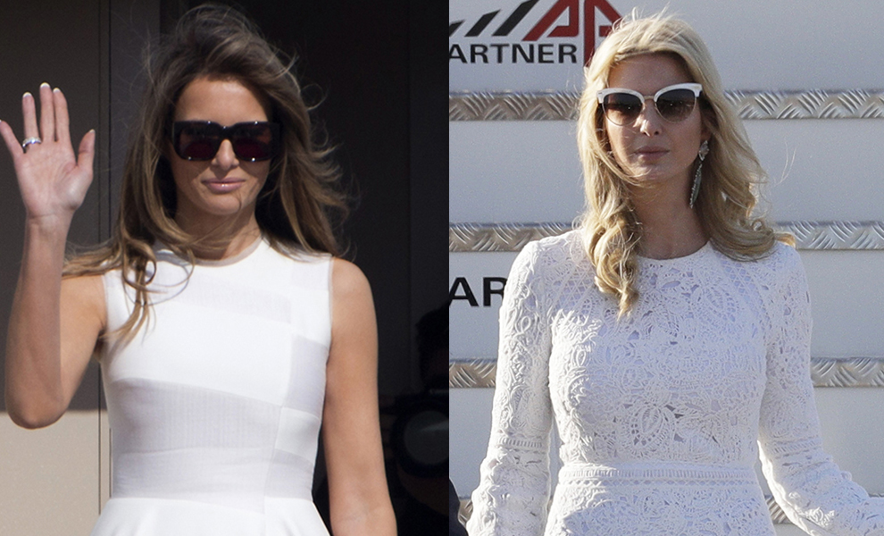 Melania Vs Ivanka Trump | Duelo de damas en total white Melania Vs Ivanka Trump | Duelo de damas en total white