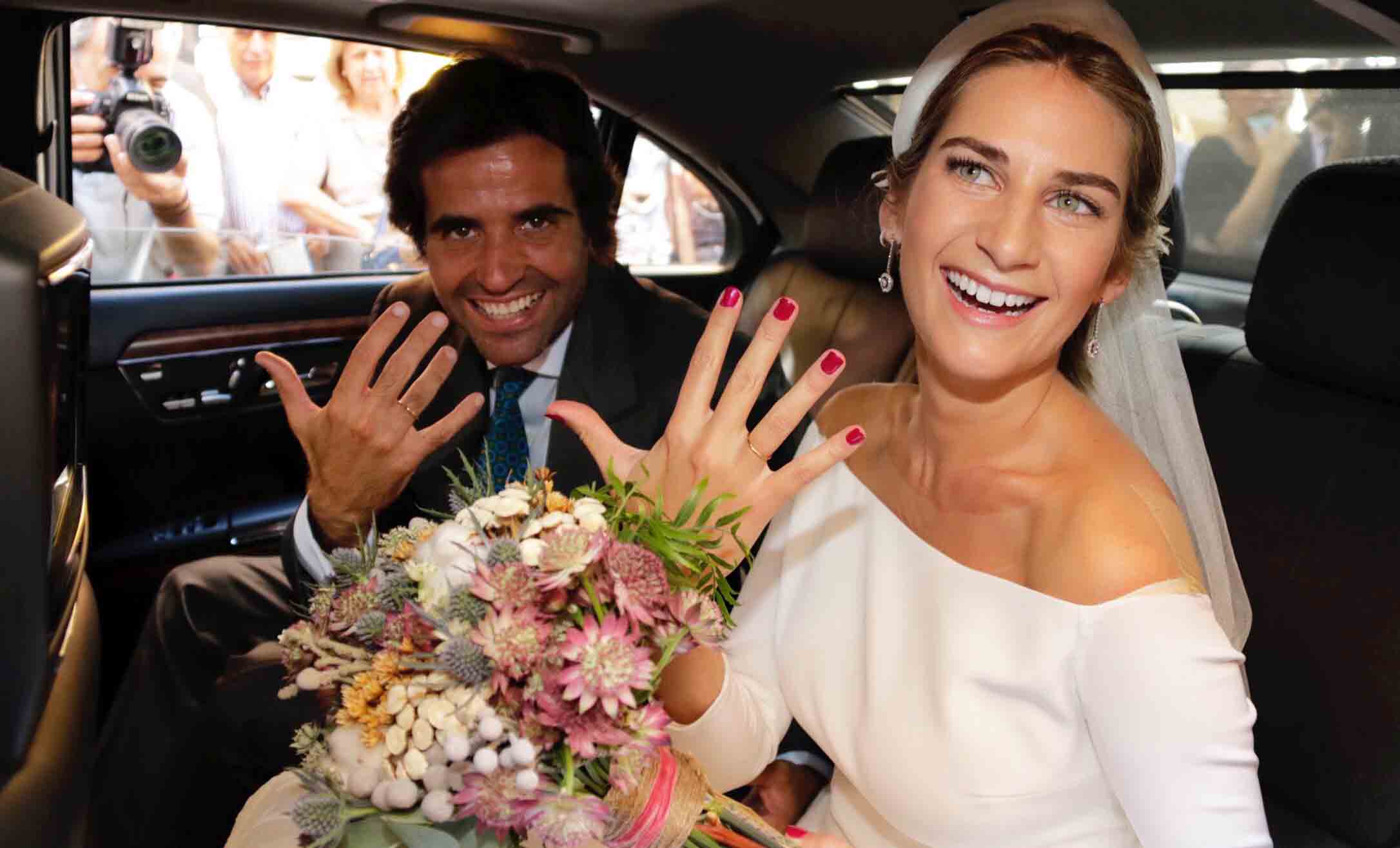 Sibi Montes y Álvaro Sanchís ya son marido y mujer